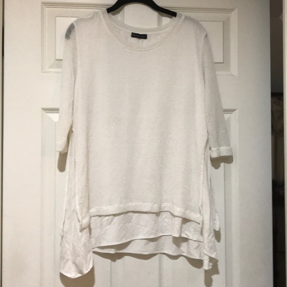 Nally & Millie | Sweaters | White Tunic | Poshmark